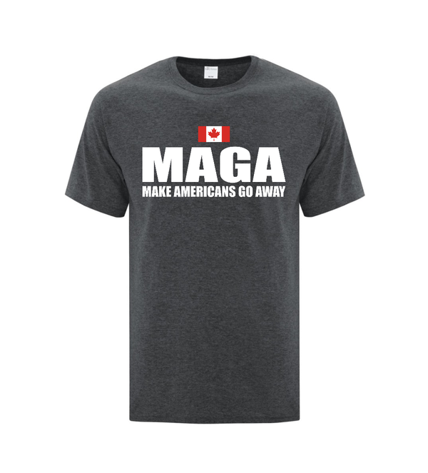 Make Americans Go Away MAGA with Canadian flag – Custom TShirts Canada ...
