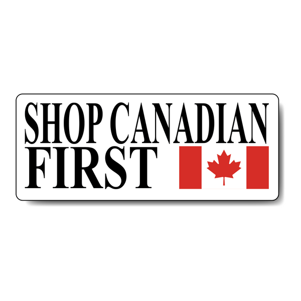 Shop Canadian first bumper sticker – Custom TShirts Canada by Printwell