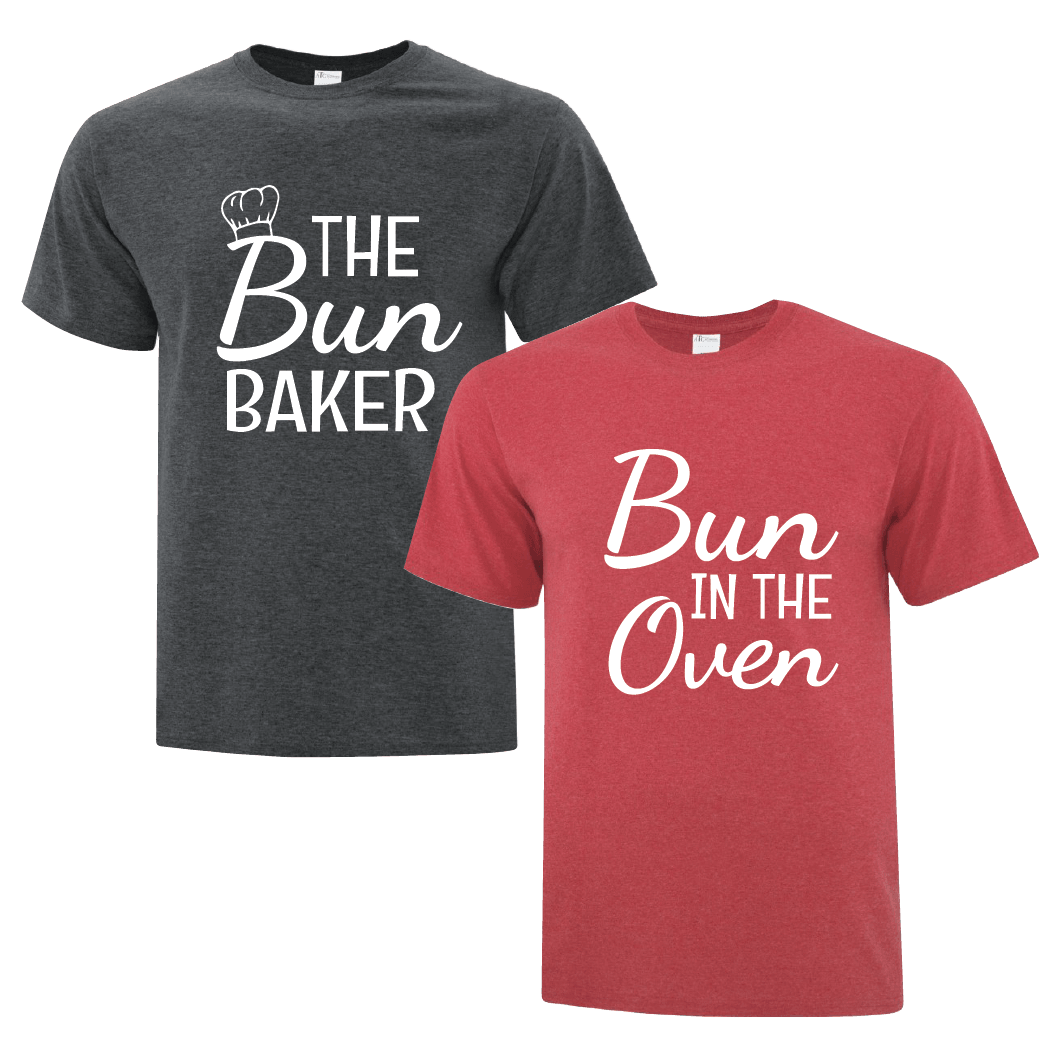 Bun In The Oven His T-Shirts – Custom TShirts Canada by Printwell