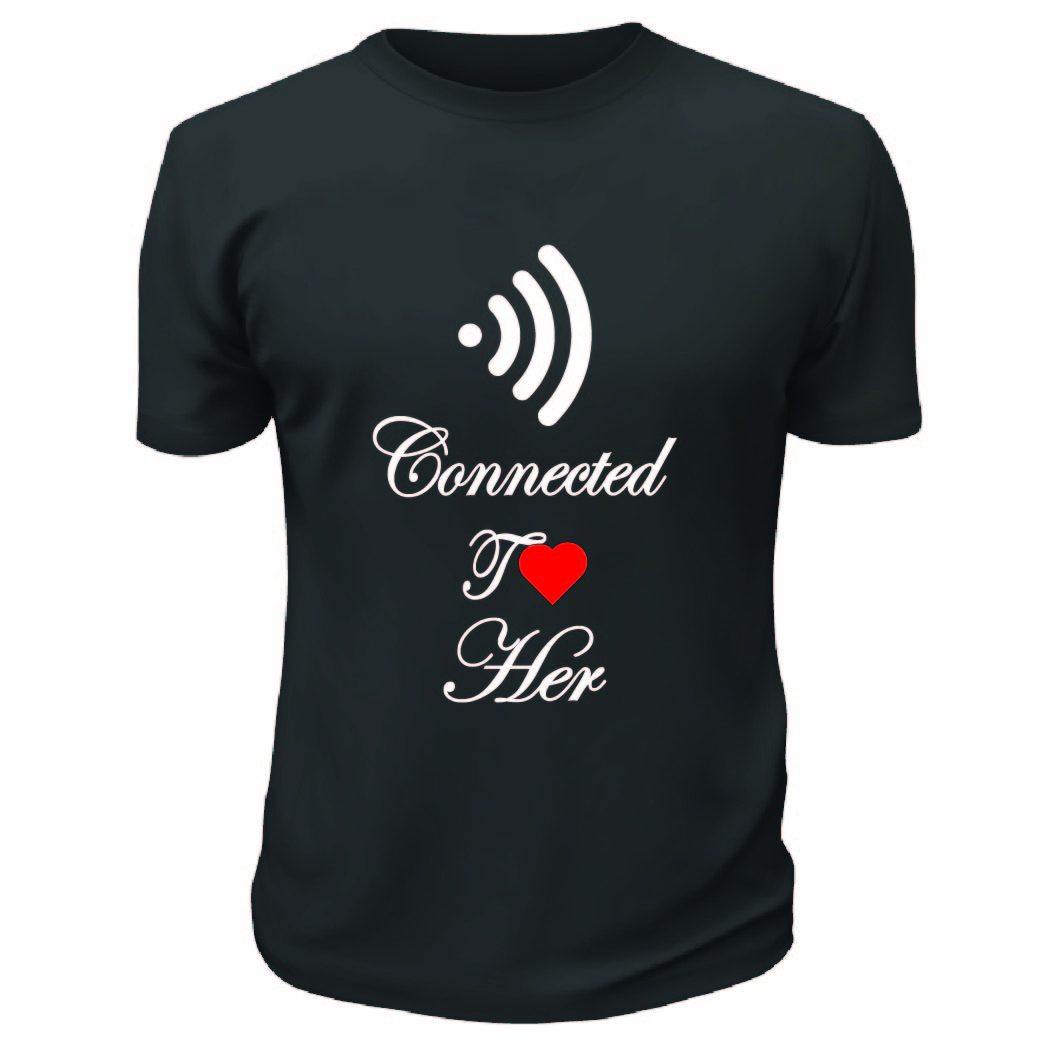 Connected To Him T-Shirt – Custom TShirts Canada by Printwell